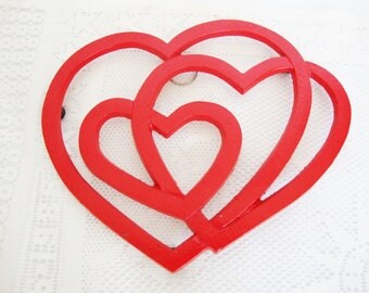 Heart trivet | Etsy