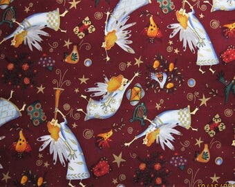 Angel print fabric | Etsy