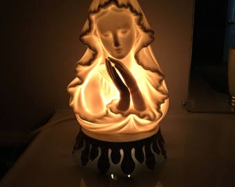 Virgin mary lamp | Etsy