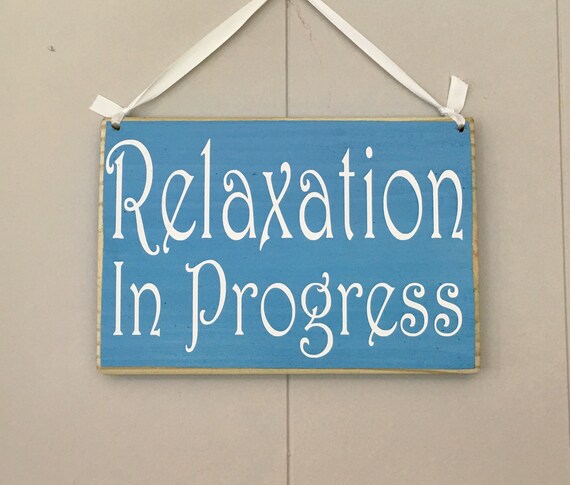 Relaxation Room Signage