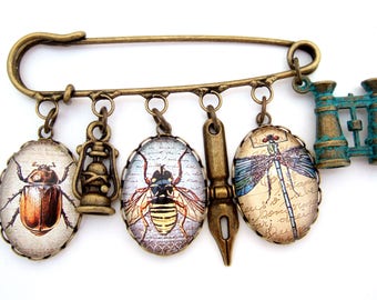 Insect jewelry | Etsy