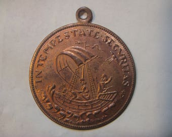 Copper medallions | Etsy