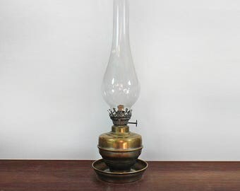 Antique oil lamp | Etsy