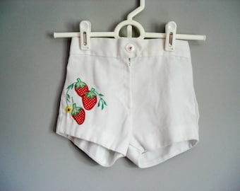 Strawberry Shorts Set Knitting Pattern 5 Sizes Included