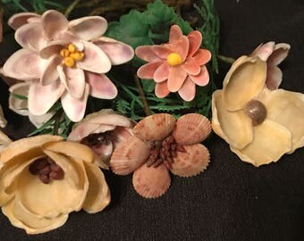 Shell flowers | Etsy