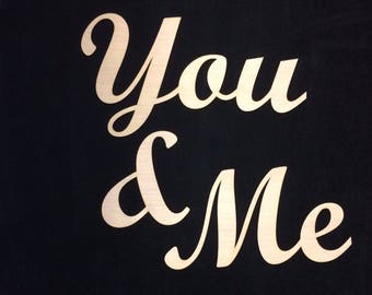 You and me sign | Etsy