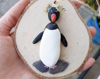 Penguin pebbles | Etsy