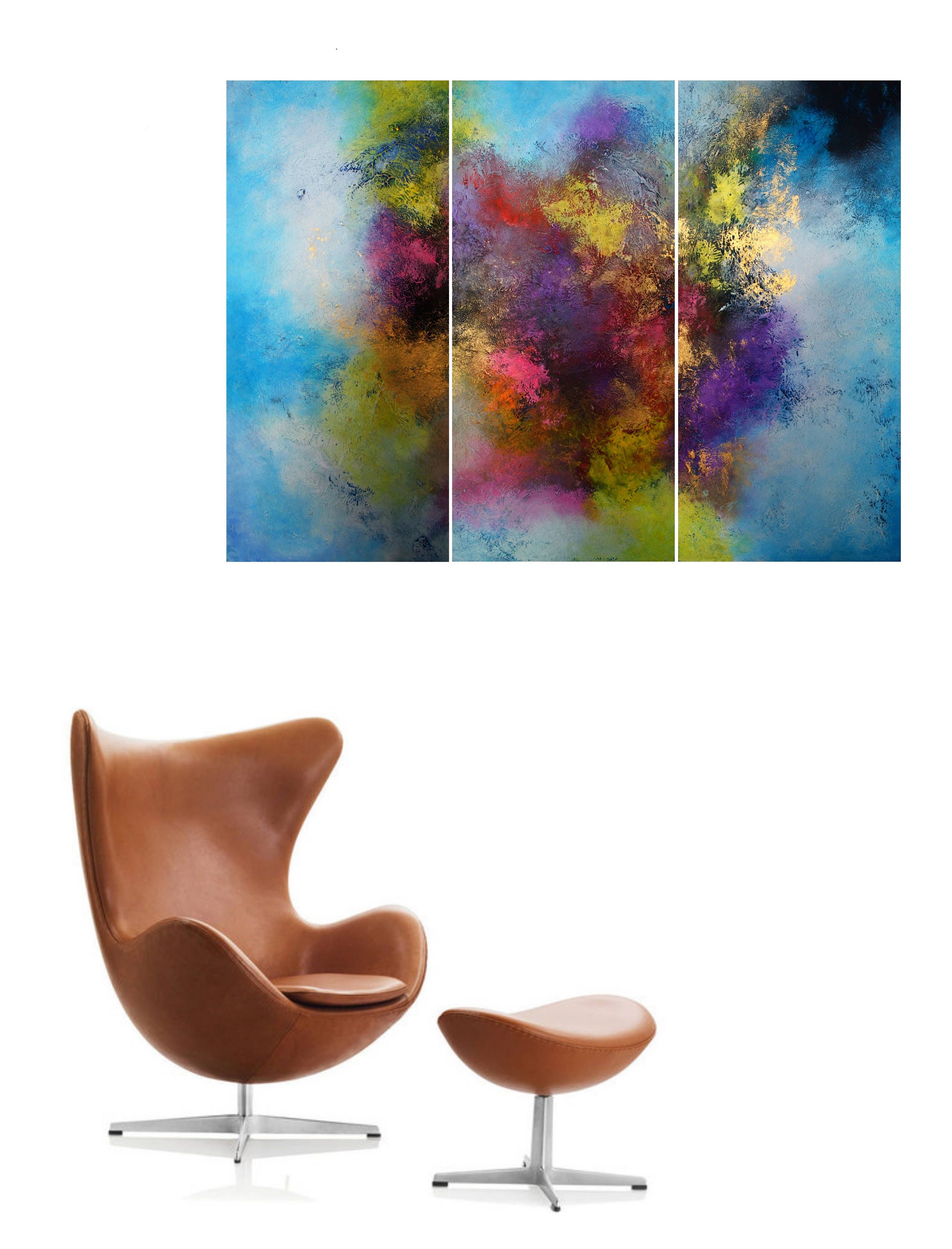 XXLarge abstract painting by Alex Senchenko. Contemporary ART. Modern ...