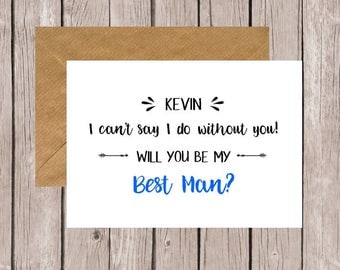 Asking best man | Etsy