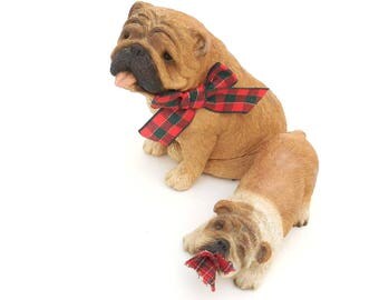 Bulldog figurine | Etsy