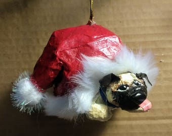 Hound Unique Whimsical Paper Mache Dog Sculpture Custom