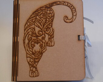 Laser cut notebook | Etsy