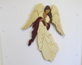 Intarsia angel | Etsy