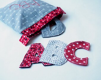 Fabric alphabet | Etsy