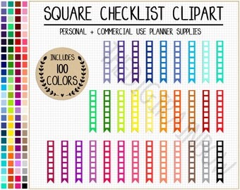 Square checklist | Etsy
