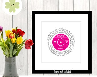 Vinyl record art | Etsy