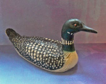 Loon figurine | Etsy