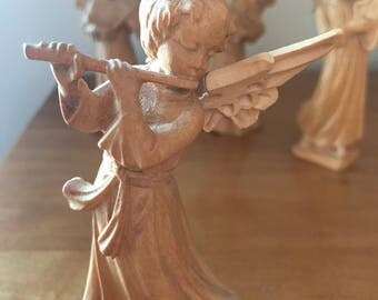 Angel playing flute | Etsy