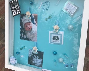 Baby shadow box | Etsy