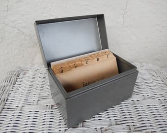 Address file box | Etsy