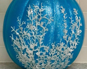 Turquoise pumpkin | Etsy