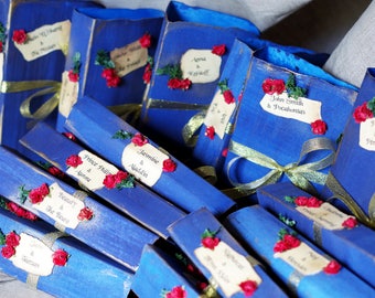 Beauty and the Beast Table Numbers Disney Wedding Table