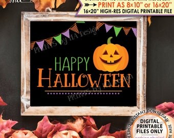 Halloween candy sign | Etsy