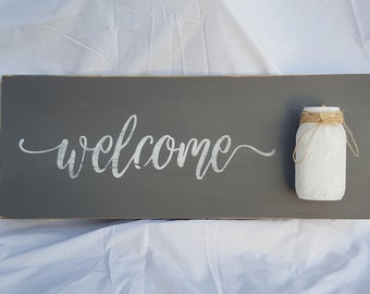 Welcome sign | Etsy