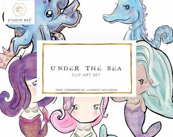 Mermaid clip art | Etsy