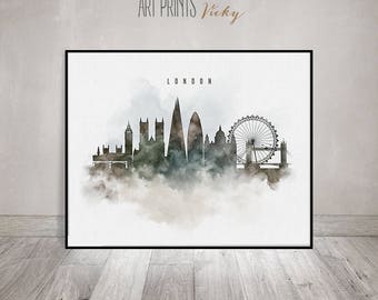 London wall art | Etsy