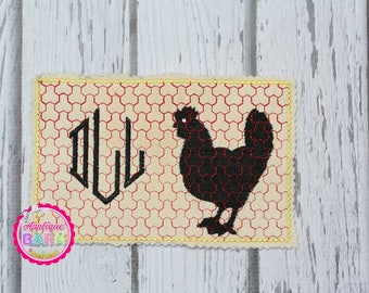 Chicken embroidery | Etsy