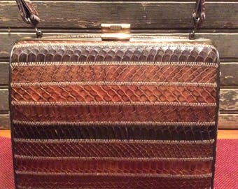 Snakeskin purse | Etsy