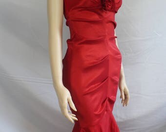 Red prom dress | Etsy