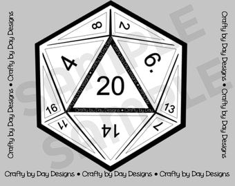 20 sided die | Etsy