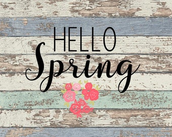 Hello spring | Etsy