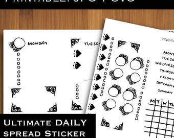 Bujo stickers | Etsy