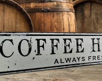 Fresh Herbs and Dry Goods Wood Sign HandCrafted Rustic