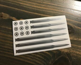 Bullet american flag | Etsy