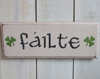Irish welcome sign | Etsy