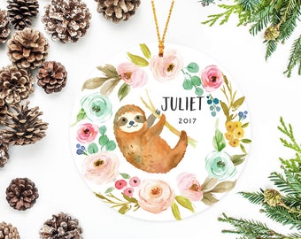 Sloth christmas | Etsy