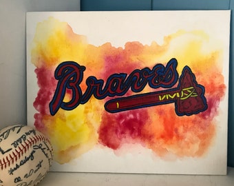 Atlanta braves art | Etsy