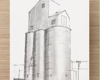 Grain silo | Etsy