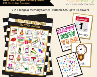 Chinese New Year Bingo & Memory Game Printable Chinese New