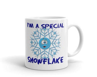Snowflake mug | Etsy