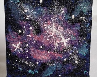 Galaxy painting | Etsy