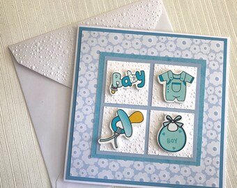 New baby boy card | Etsy