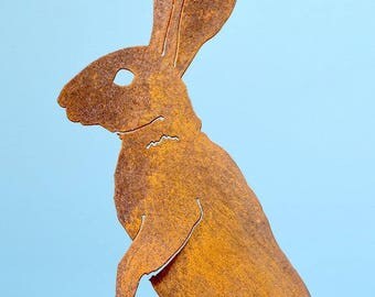 Metal rabbit | Etsy