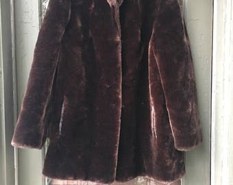Vintage fur coat | Etsy