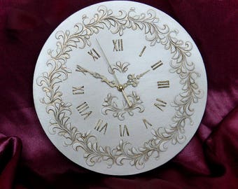 Rustic wall clock | Etsy