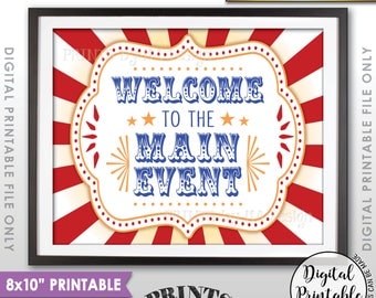 Circus welcome sign | Etsy